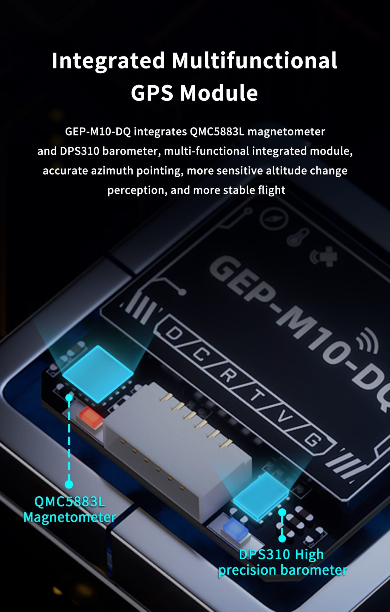 GEPRC GEP-M10 GPS Module — Pyrodrone